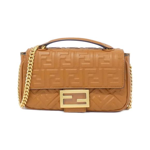 Fendi | Bags | Fendi Baguette Chain Midi Shoulder Bag Brandygold | Poshmark
